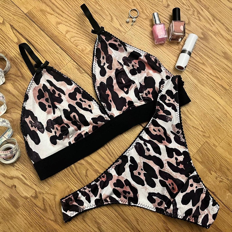 Sheer Brown Lingerie Set - Etsy UK