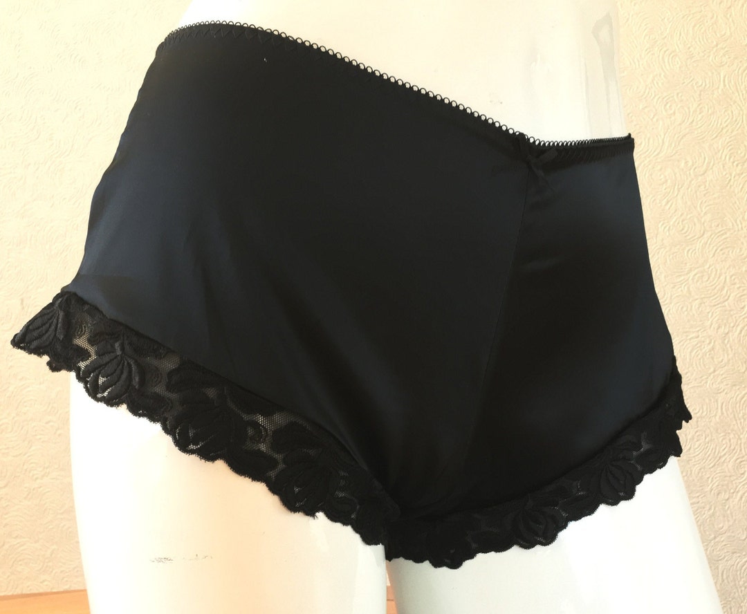 Darcy Satin Lace Brief - Etsy