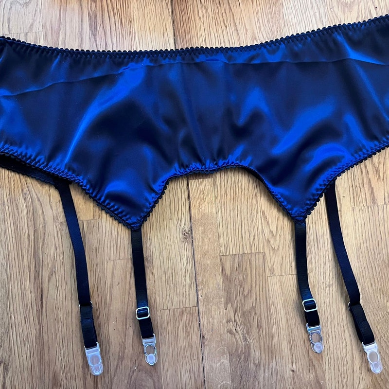 Navy Blue Garter - Etsy