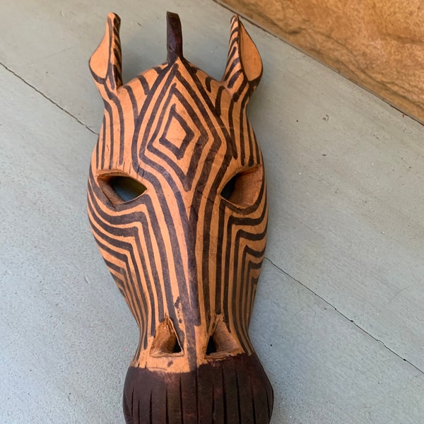Zebra Mask - Etsy