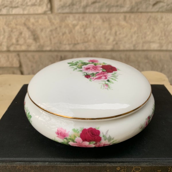 Porcelain Powder Box - Etsy