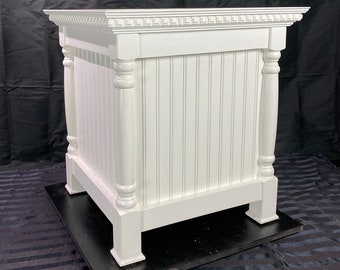 Mediterranean Style Planter. Custom Planter Boxes, Metal Planter Box ...