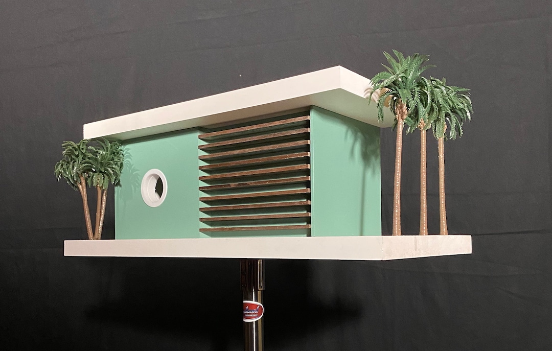Mid Century Modern Birdhouse. Modern Monterey Peninsula Collection ...