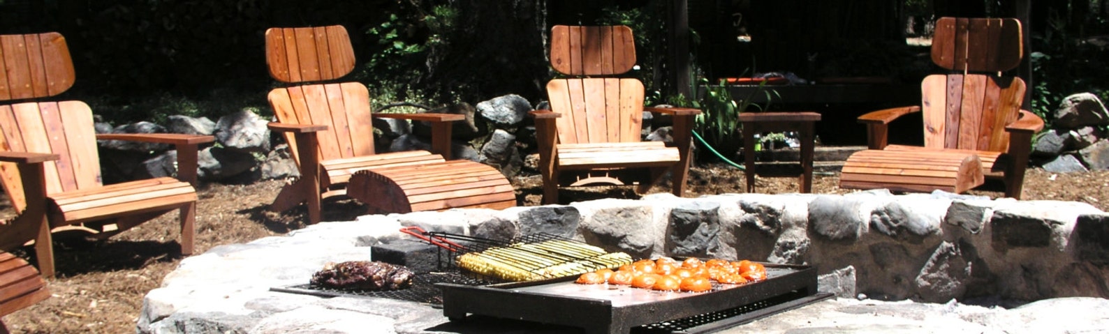 Custom Fire Pits Designed to Cook On, Open Pit Cookery, Real Wood BBQ ...