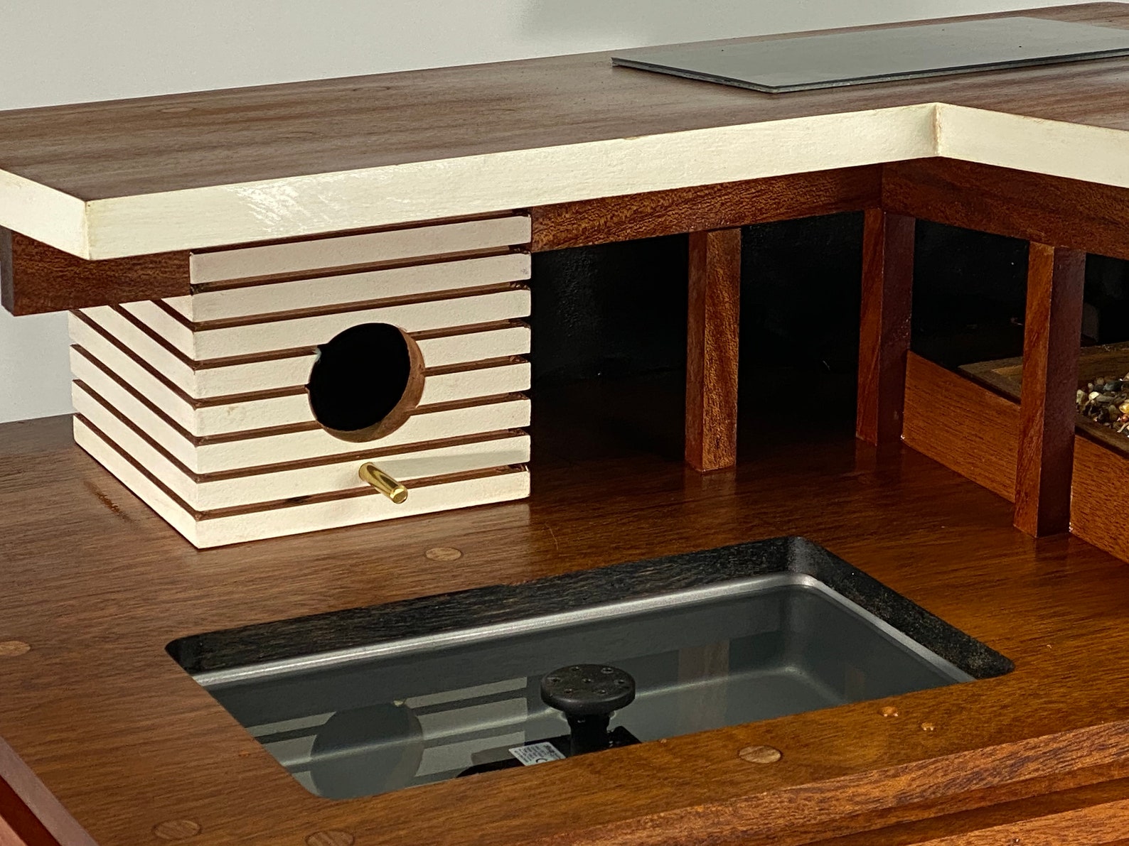 Mid Century Modern Bird Spa Resort 3.0 Solar Powered Water - Etsy