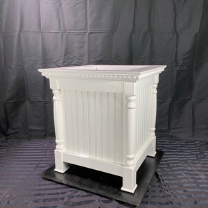 Colonial Style Planter. Custom Planter Boxes, Metal Planter Box ...