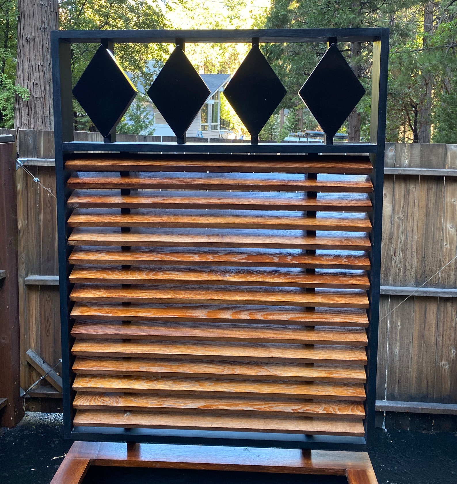 Custom Privacy Screens Made to Order. Mid Century Modern Planter, Ipe ...