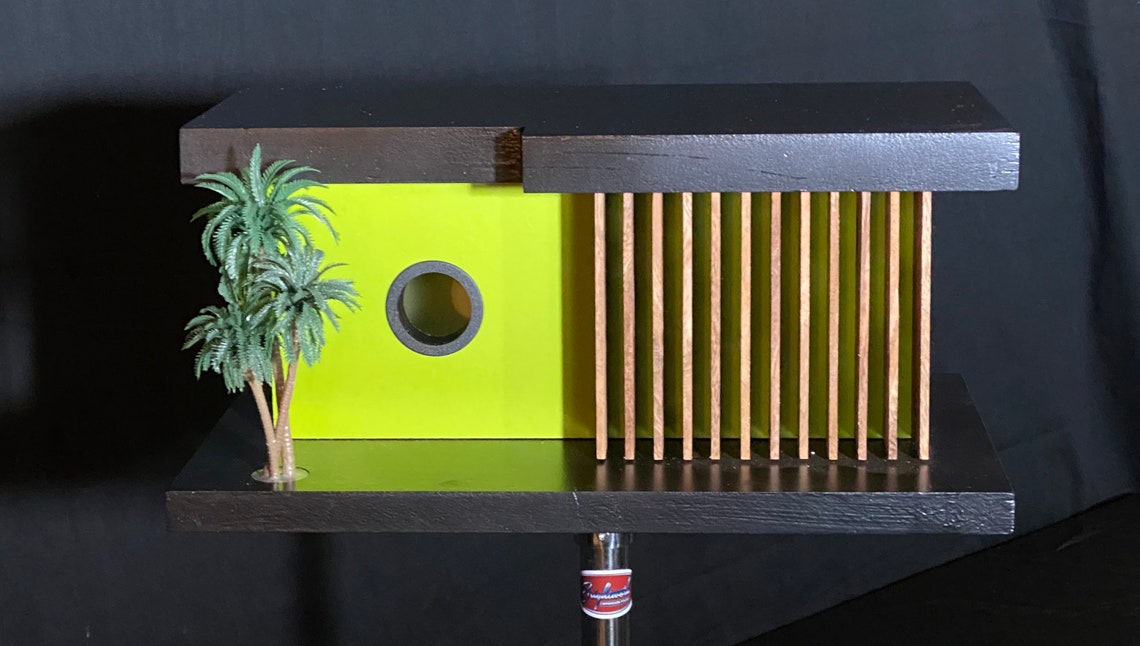 Mid Century Modern Birdhouse. Modern Monterey Peninsula Collection ...