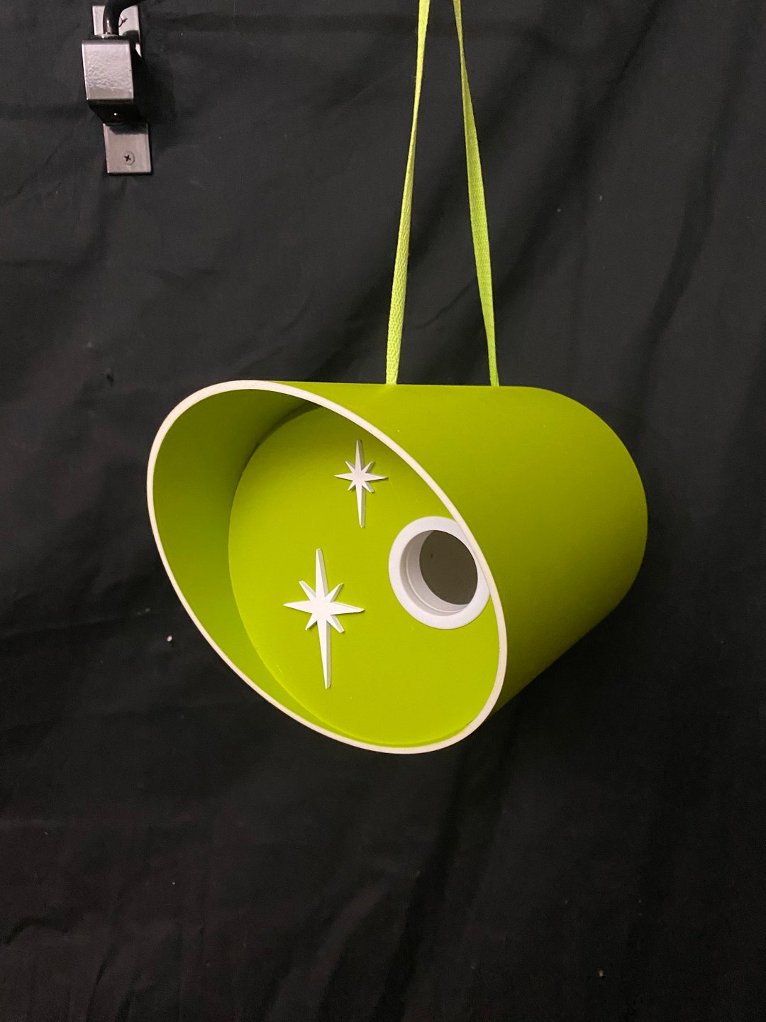 Modern Birdhouse, Atomic Tube Birdhouse, Mid Century Modern Birdhouse ...