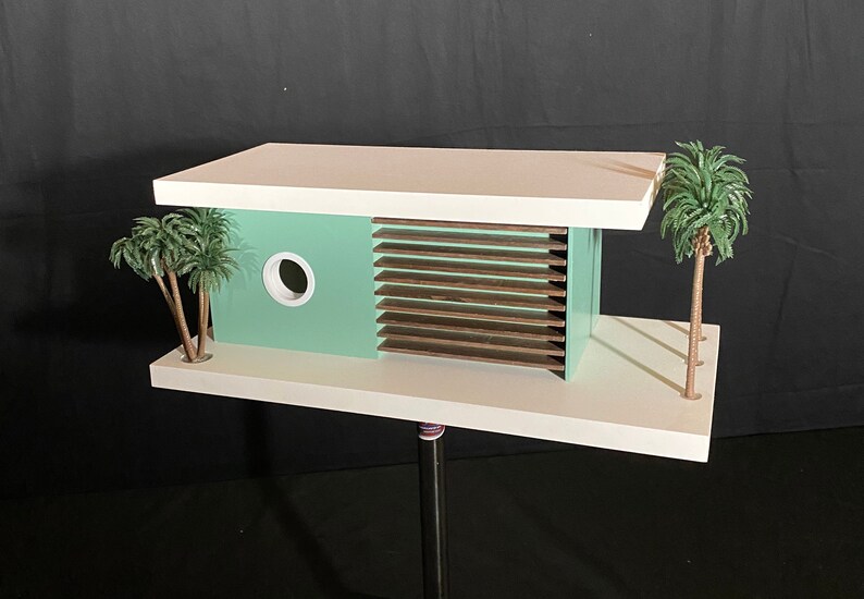 Mid Century Modern Birdhouse. Modern Monterey Peninsula Collection ...