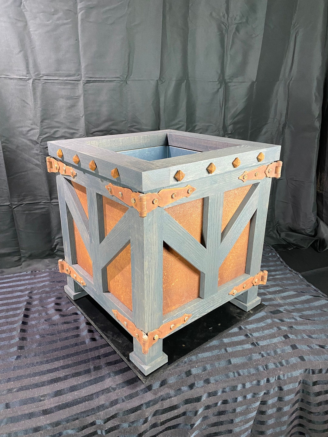 Tudor Style Planter. Custom Planter Boxes, Metal Planter Box ...