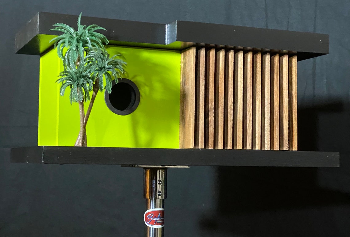 Mid Century Modern Birdhouse. Modern Monterey Peninsula Collection ...
