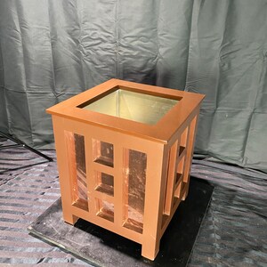 Modern Craftsman Style Planter. Custom Planter Boxes, Metal Planter Box ...