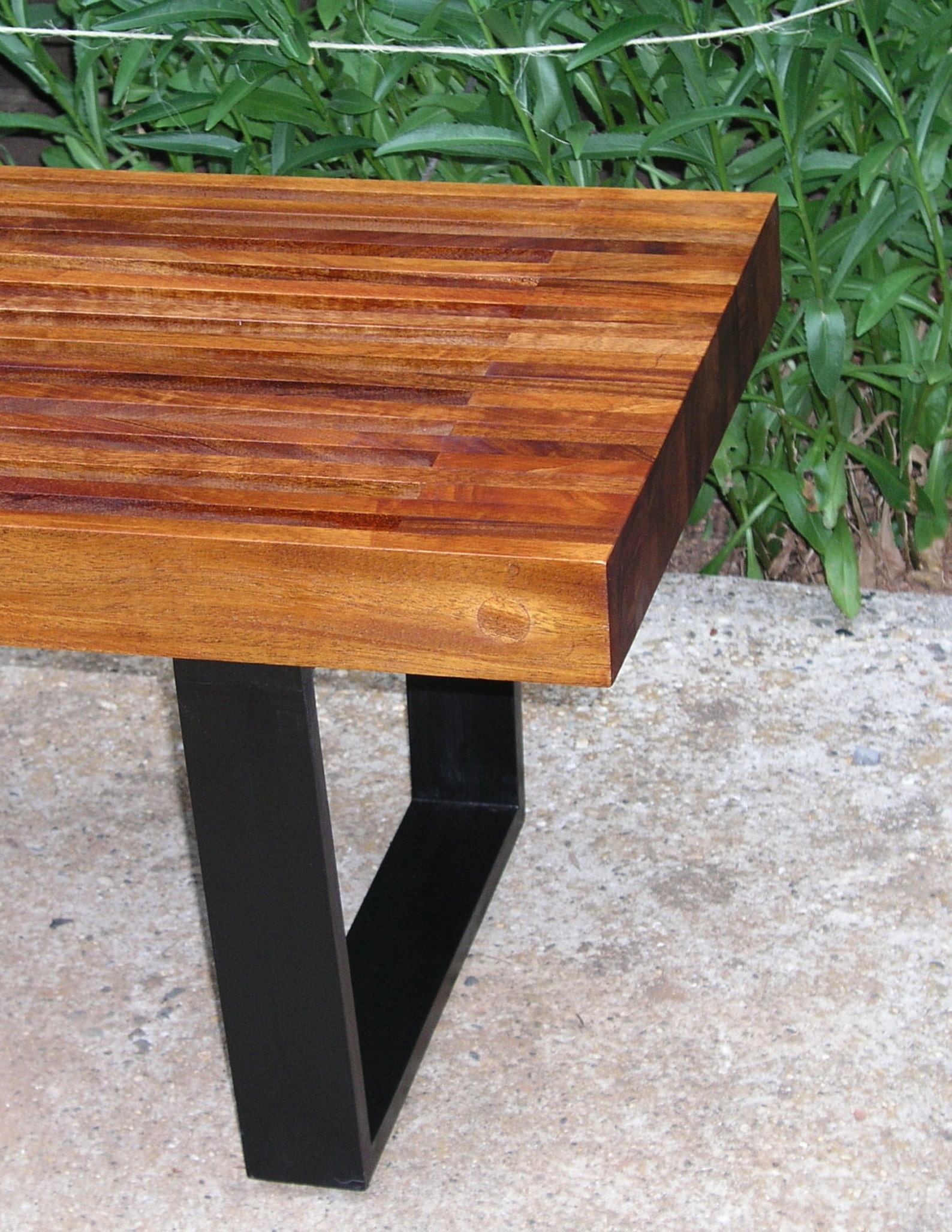 The Original Mid-century Modern Bench Modern Bench Custom - Etsy