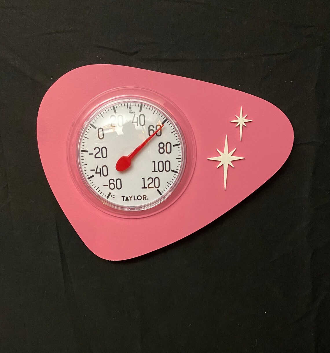 Mid Century Atomic Thermometer, Water Proof, Outdoors or Indoors ...