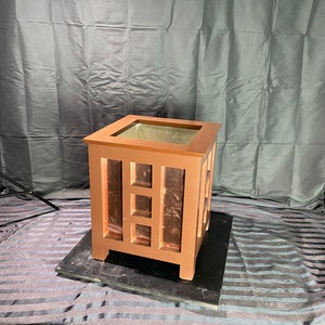 Modern Craftsman Style Planter. Custom Planter Boxes, Metal Planter Box ...
