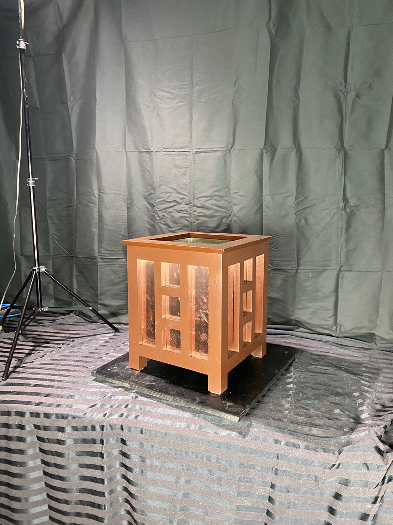 Modern Craftsman Style Planter. Custom Planter Boxes Metal - Etsy