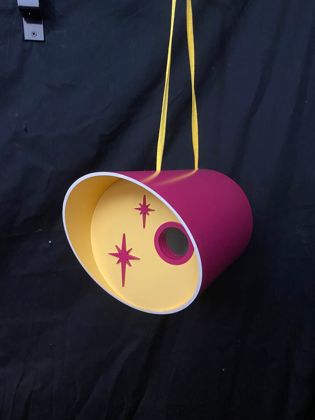 Modern Birdhouse, Atomic Tube Birdhouse, Mid Century Modern Birdhouse ...