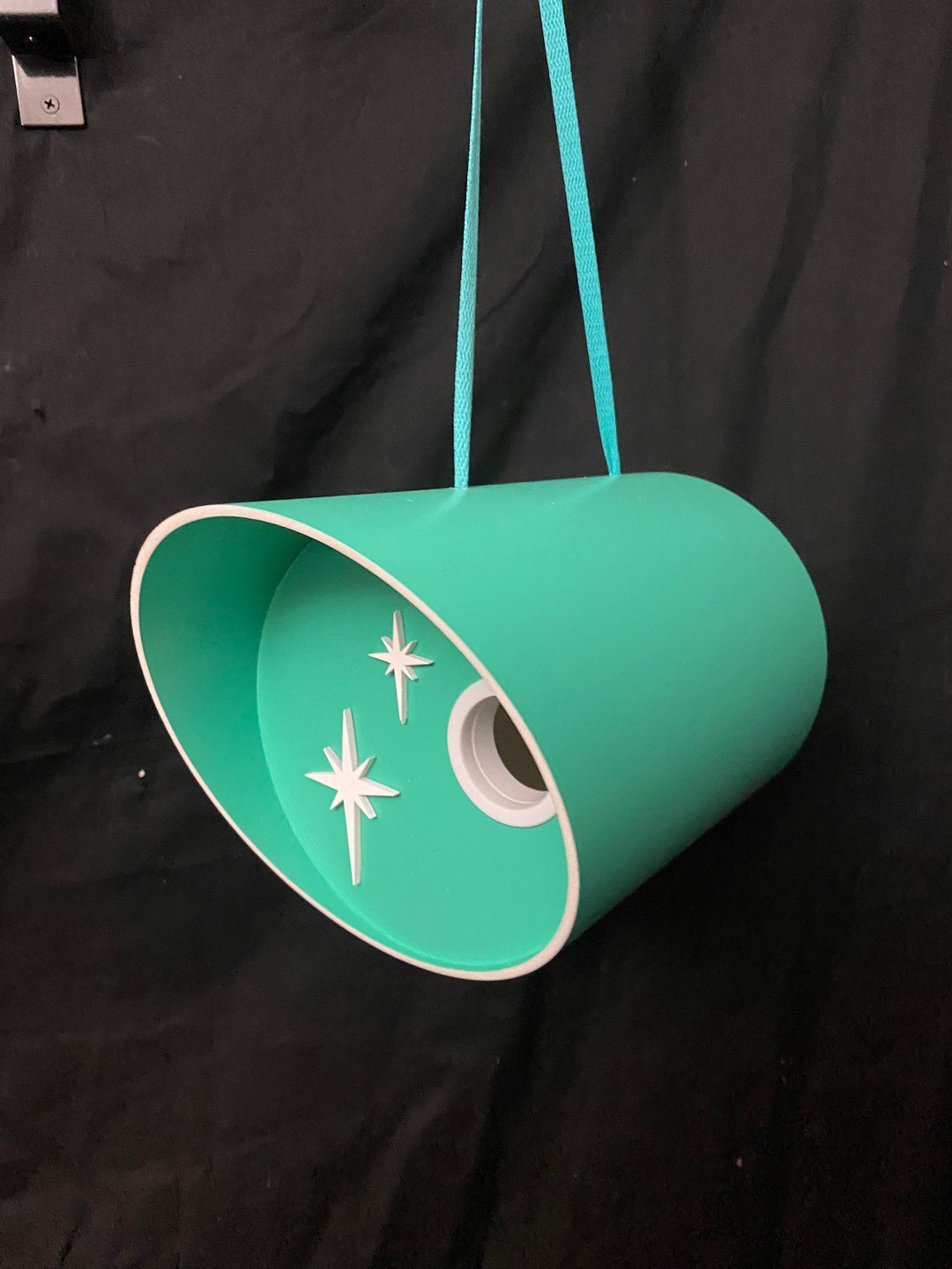 Modern Birdhouse, Atomic Tube Birdhouse, Mid Century Modern Birdhouse ...