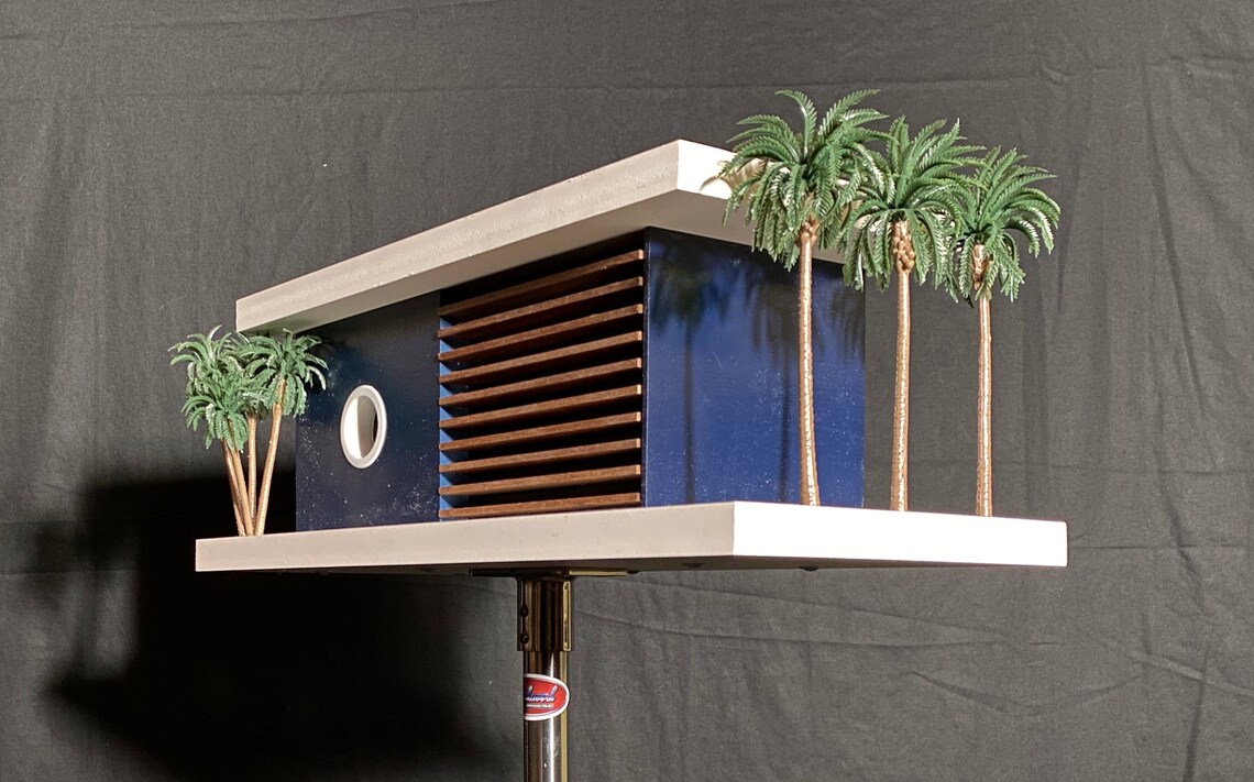 Mid Century Modern Birdhouse. Modern Monterey Peninsula Collection ...