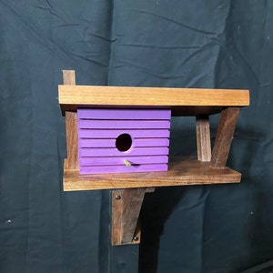 Hummingbird House, Mid Century Modern Birdhouse, Modernest Gift, Hand ...