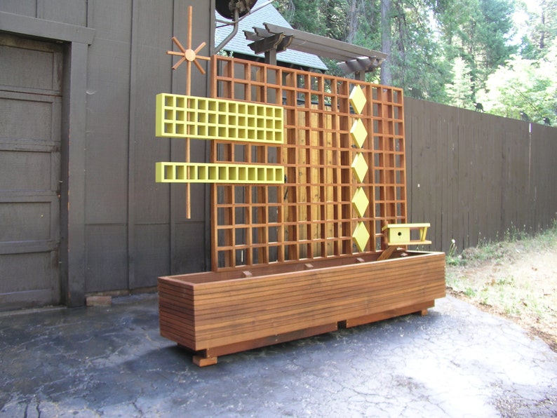 Custom Privacy Screens Made to Order, Mid Century Modern Marque Privacy ...