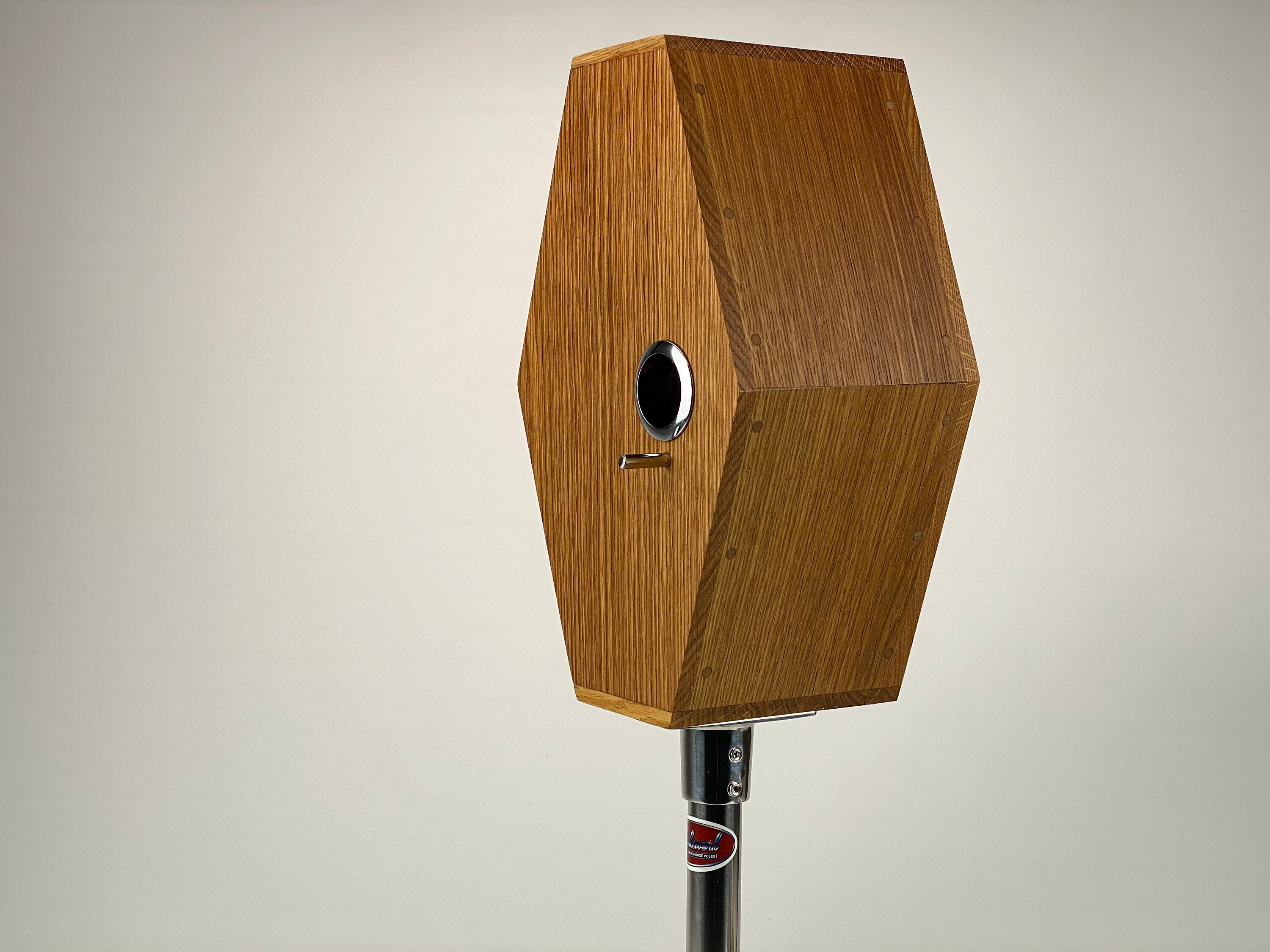 Mid Century Modern Birdhouse Riff Cut White Oak Outdoor | Etsy