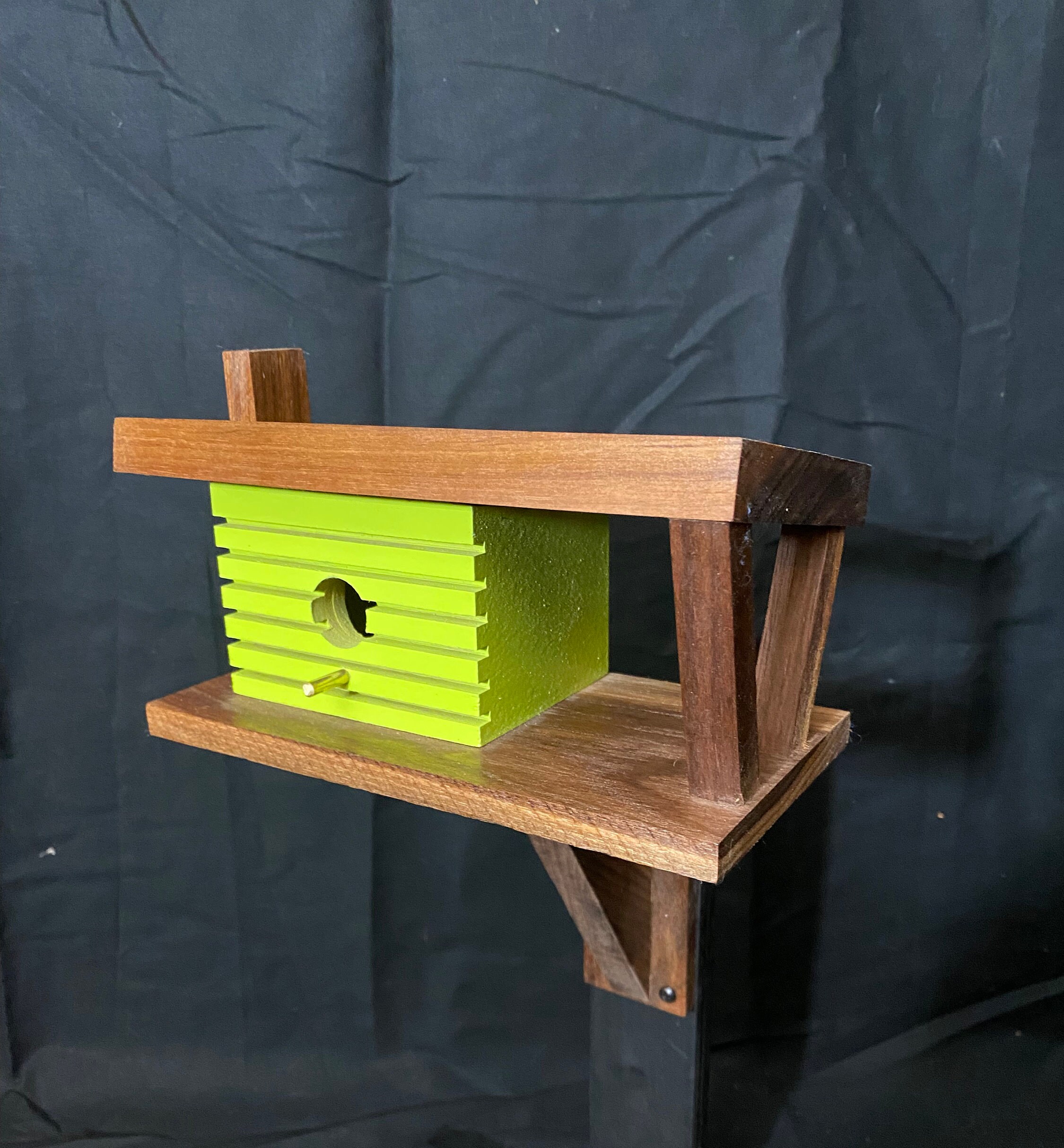 Hummingbird House, Mid Century Modern Birdhouse, Modernest Gift, Hand ...