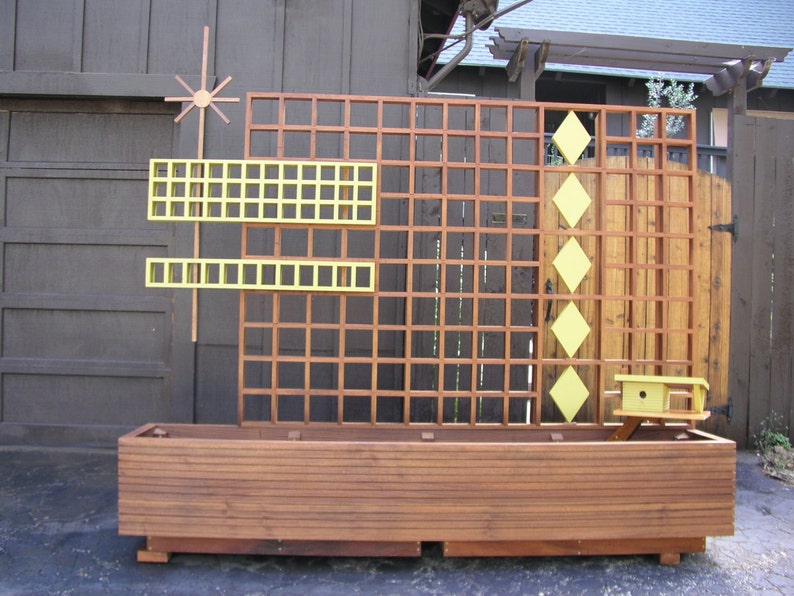 Custom Privacy Screens Made to Order, Mid Century Modern Marque Privacy ...