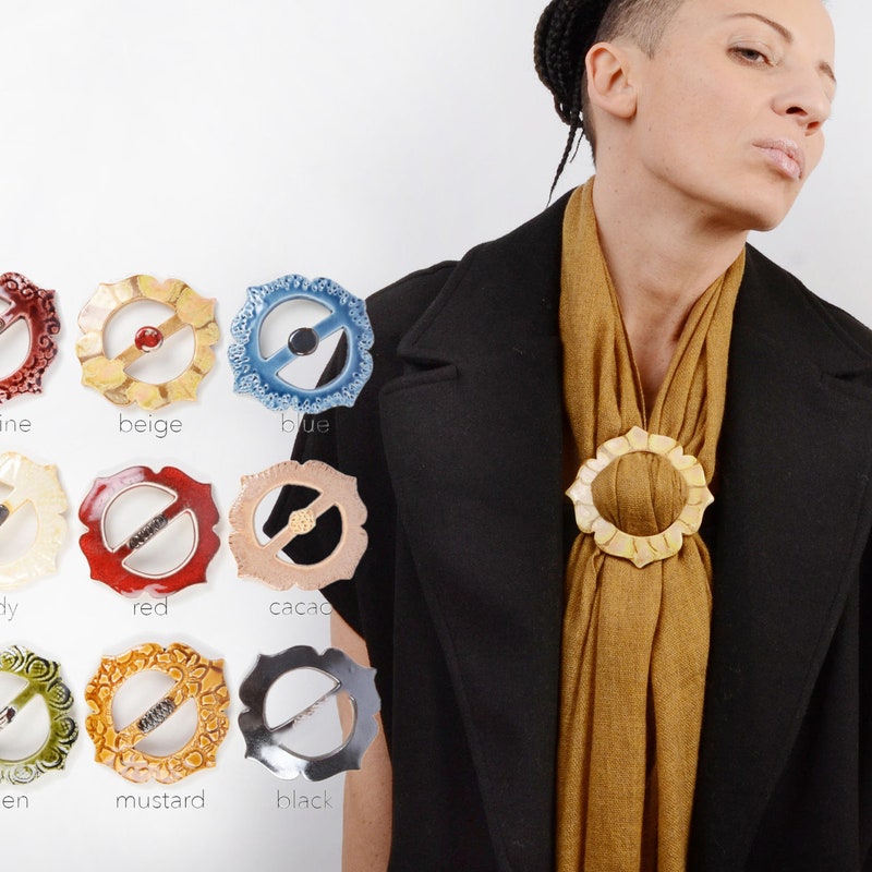 Scarf Ring - Etsy