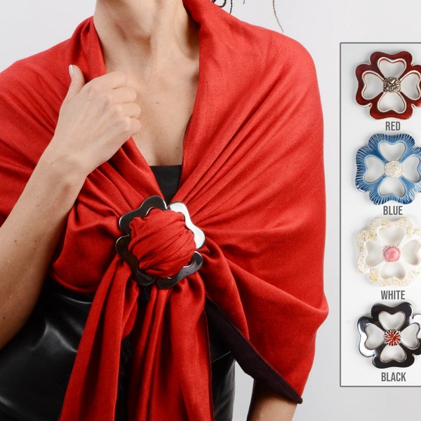 Silver Scarf Pin - Etsy