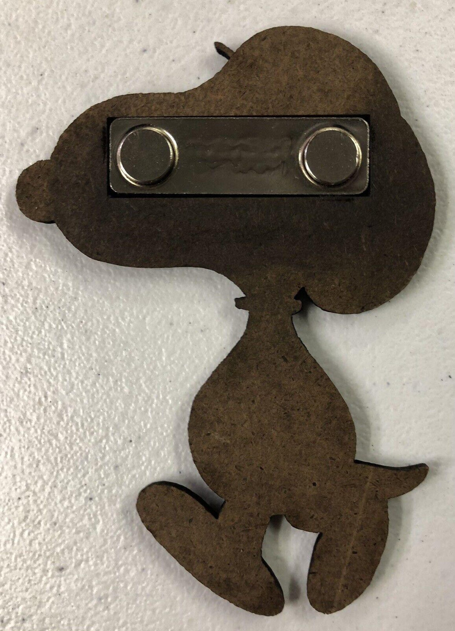 Snoopy Laser Cut MDF Fridge Magnet - Etsy