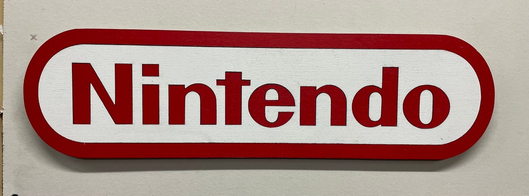 Nintendo Laser Cut Wood Sign - Etsy