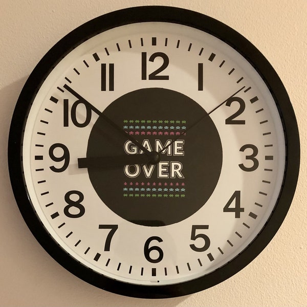 Arcade Game Wall Clock - Etsy