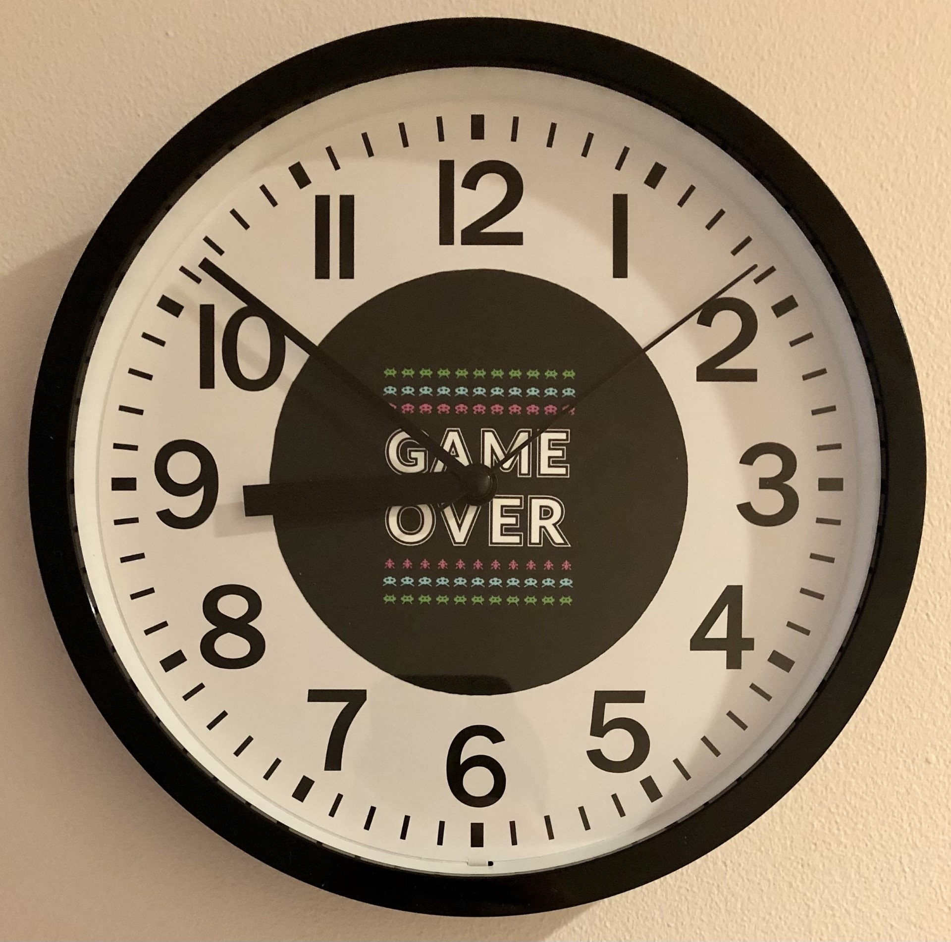Game Over Arcade Themed Round Wall Clock - Etsy