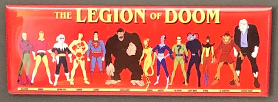 Legion of Doom Fridge Magnet - Etsy