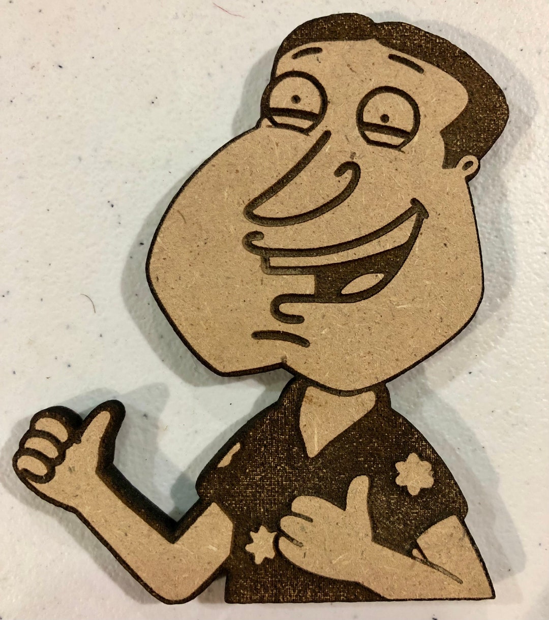 Glenn Quagmire Laser Cut MDF Fridge Magnet - Etsy