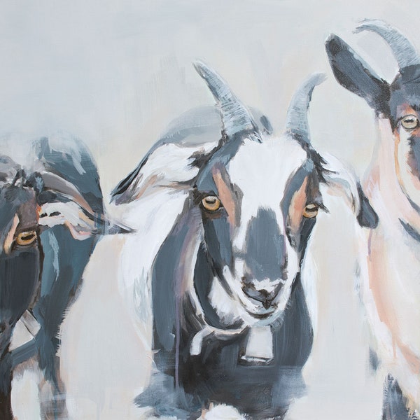 Goat Painting - Etsy
