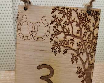 Horseshoe Wedding Table Numbers Wedding Decor Table Numbers - Etsy