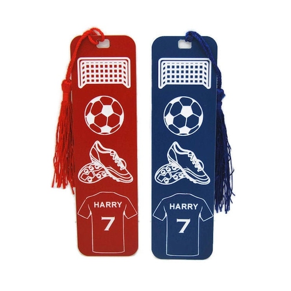 Soccer Bookmark - Etsy