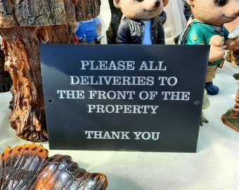 Delivery Gate Sign - Etsy