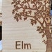Wooden Table Numbers, Personalised, Tree Design Wedding Table Number ...