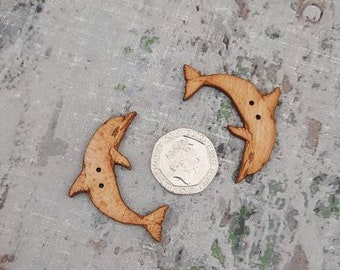 Dolphin Buttons | Etsy