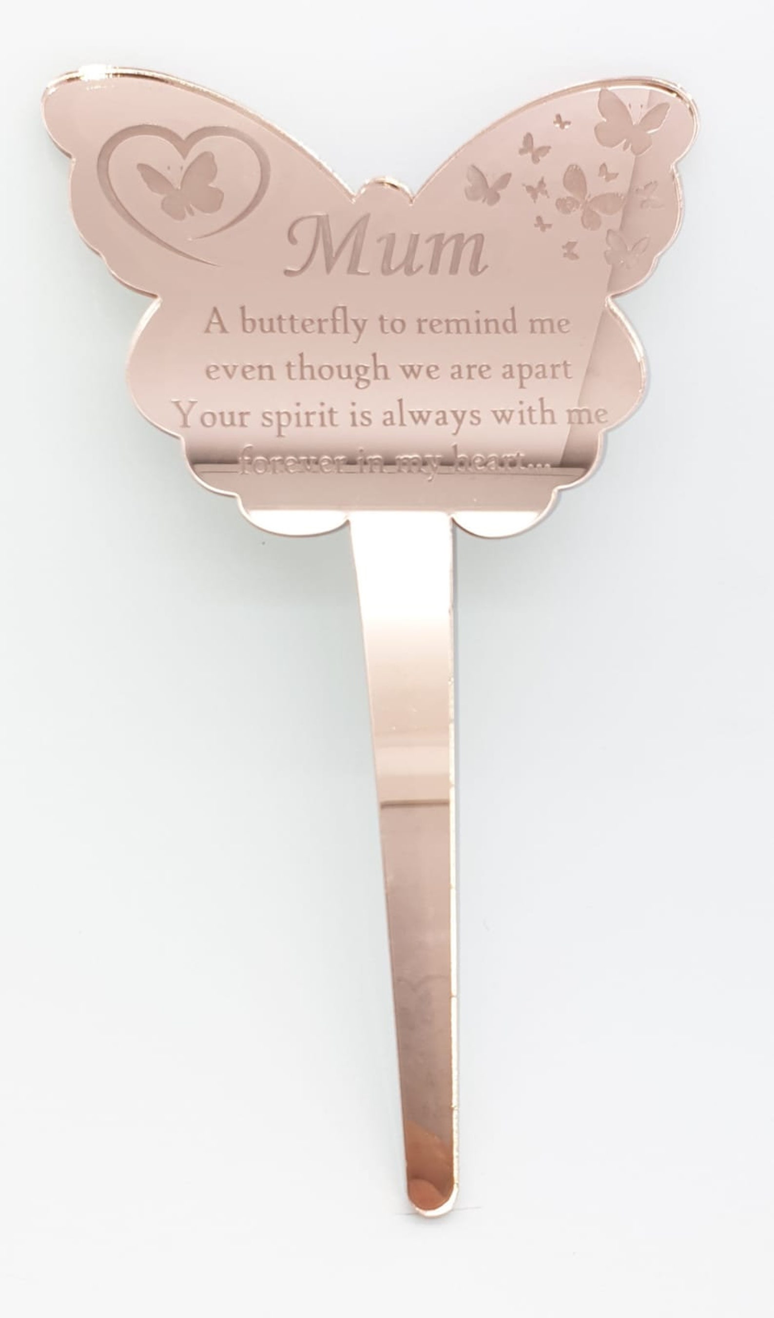 Butterfly Memorial Stick - a Pretty Grave Side, Cemetery Decoration ...