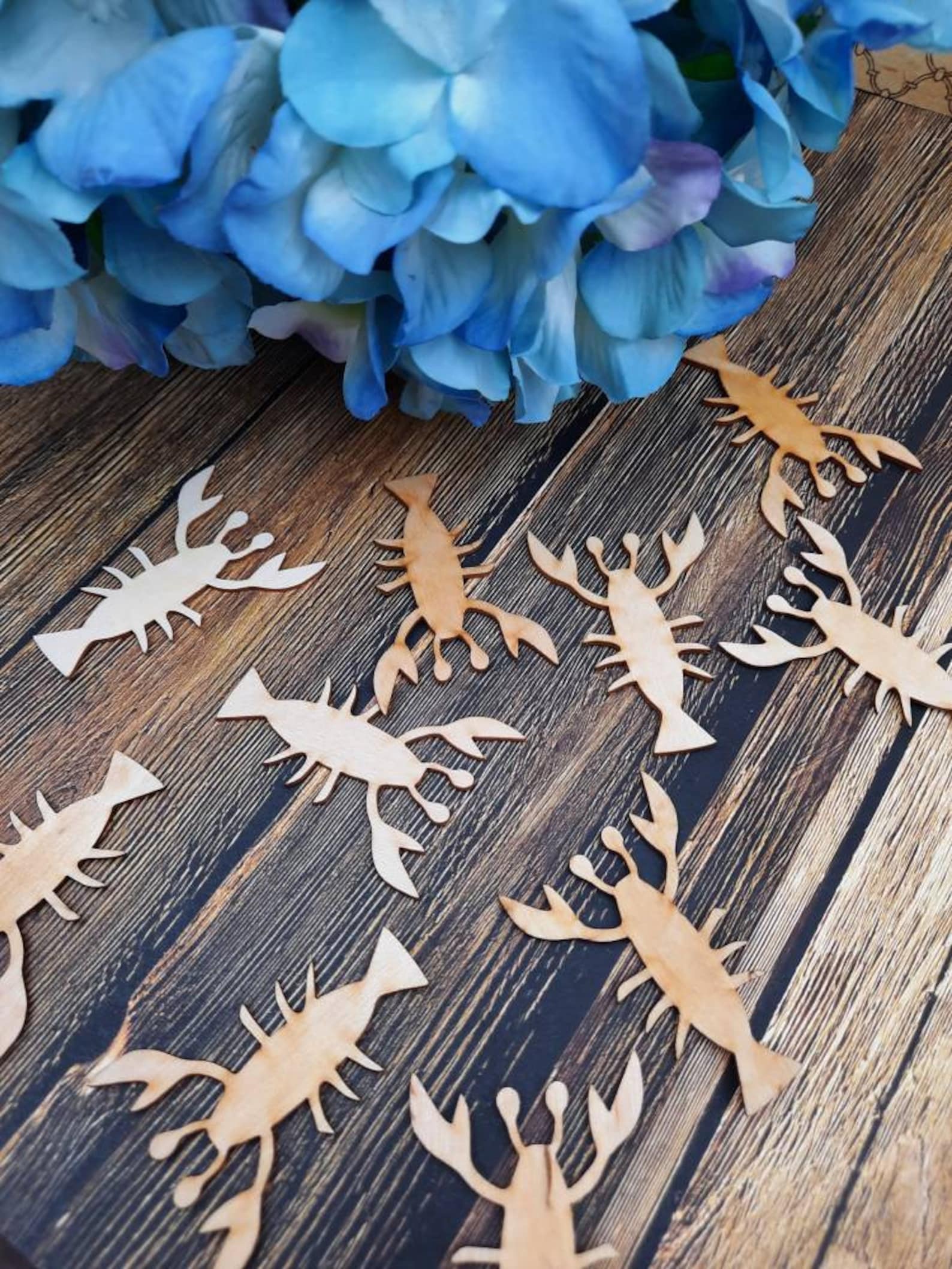 Lobsters, Wooden Pack of 10 - Laser Cut - Craft - Etsy