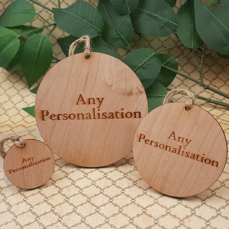 Engraved Wood Tags - Etsy