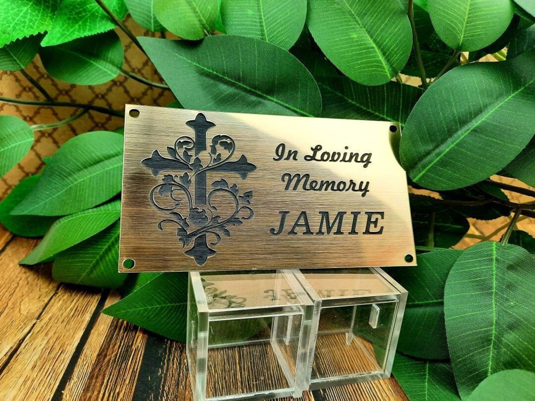 Family Bench Memorial, Personalised Memorial Loss of a Loved One Vinyl ...
