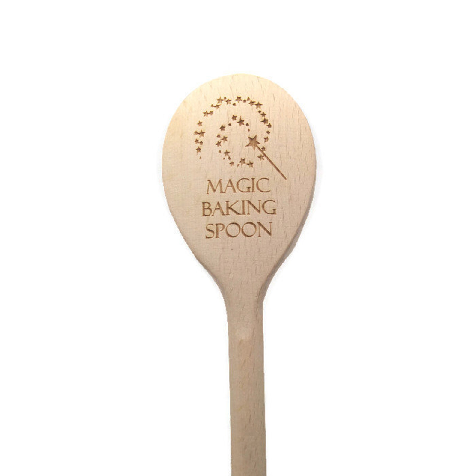 Magic Baking Spoon Engraved Wooden Spoon Great Gift - Etsy