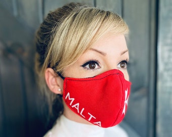 Thin Blue Line Washable Face Mask With Nose Wire / Breathable Filter ...