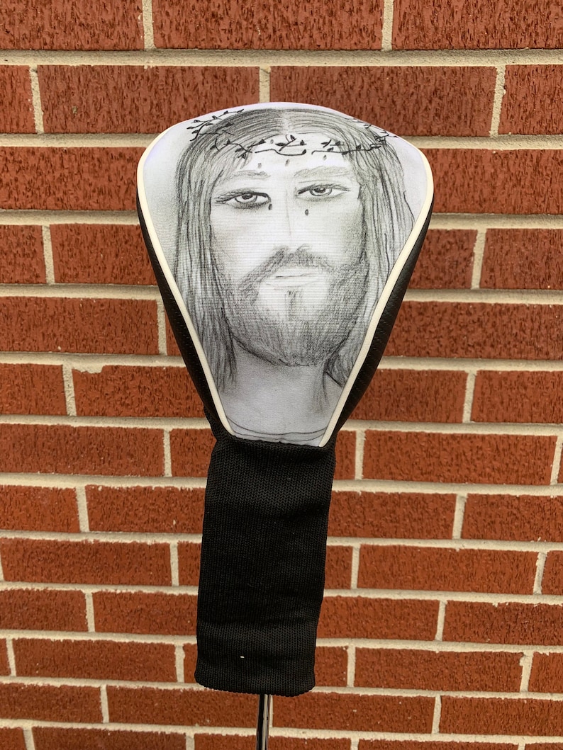 Face of Jesus Golf Club Cover - Etsy